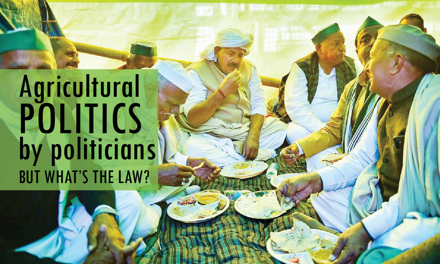 Agricultural Politics by Politicians but What's the Law?