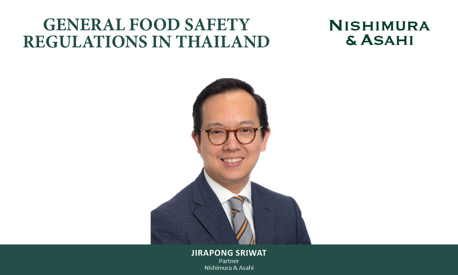 General Food Safety Regulations in Thailand