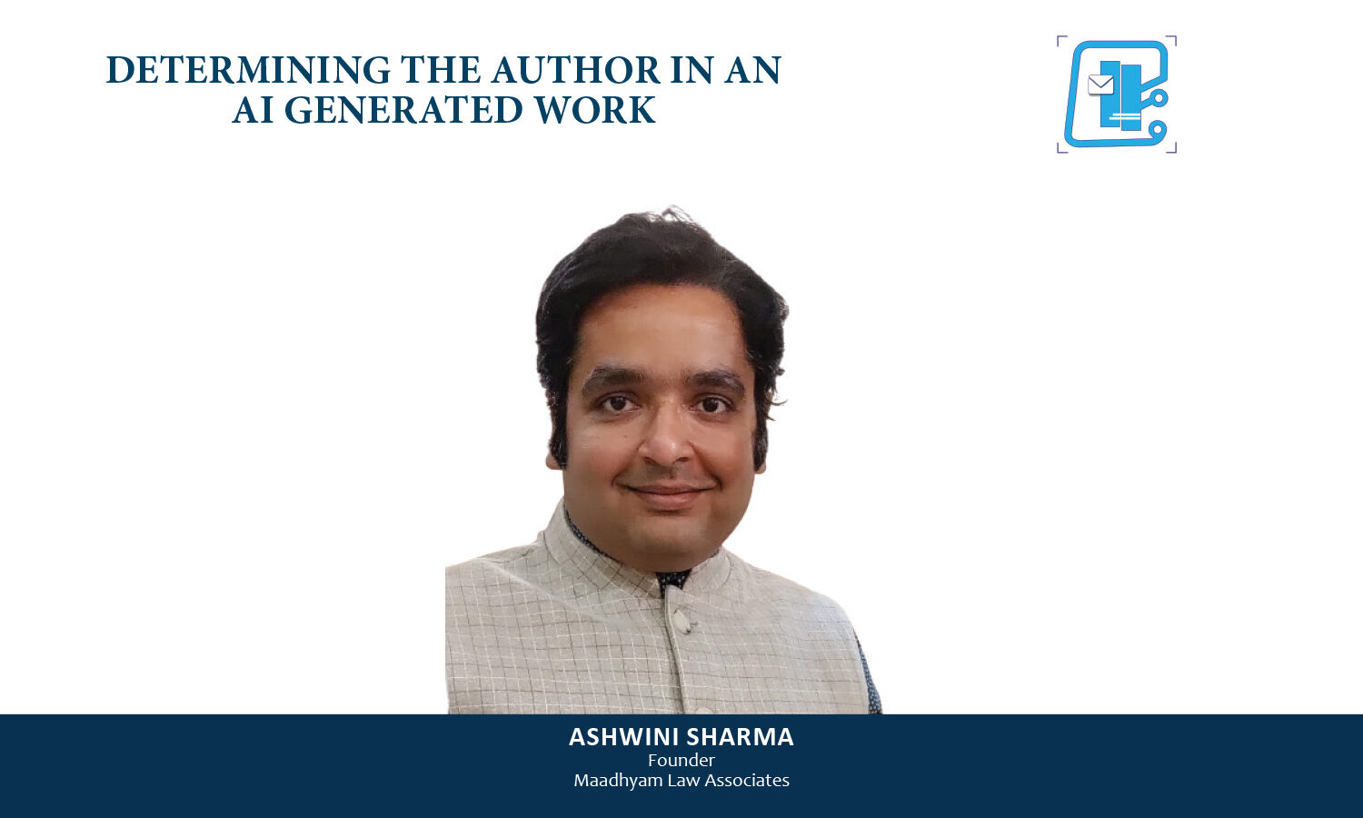 Determining the author in an AI Generated Work