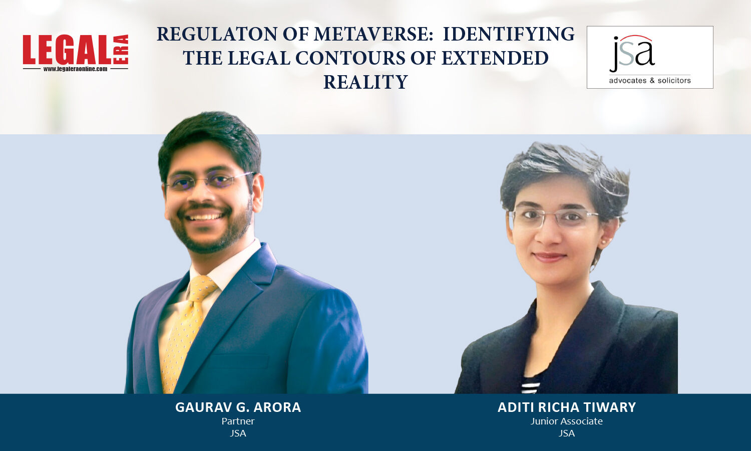 Regulation of Metaverse: Identifying The Legal Contours of Extended Reality