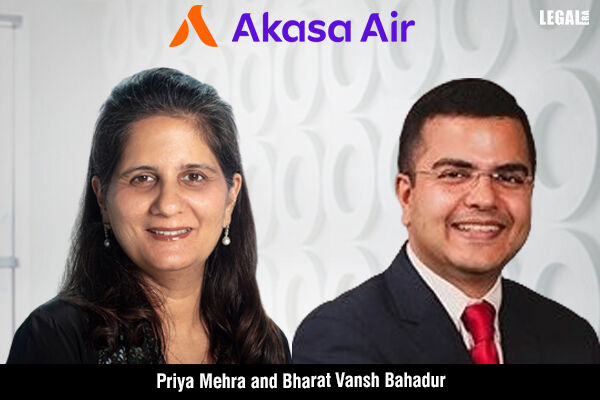 Akasa Air Expands Roles Of Priya Mehra And Bharat Vansh Bahadur