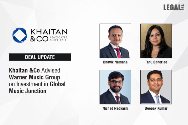 Khaitan & Co Advised Warner Music Group On Investment In Global Music ...