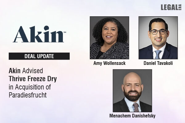 Akin Advised Thrive Freeze Dry In Acquisition Of Paradiesfrucht