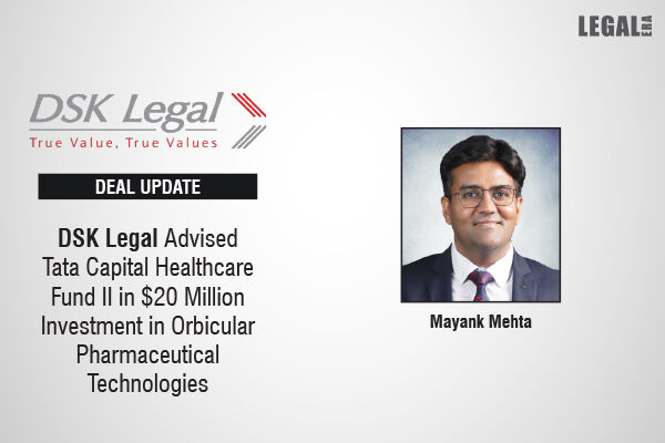 DSK Legal Advised Tata Capital Healthcare Fund II In $20 Million ...