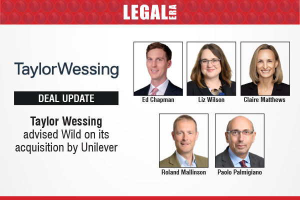 Taylor Wessing Advises Wild on Acquisition by Unilever