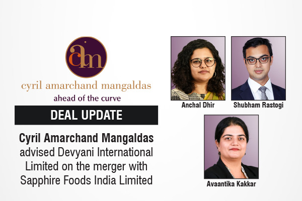 Cyril Amarchand Mangaldas Advised Devyani International Limited On The ...